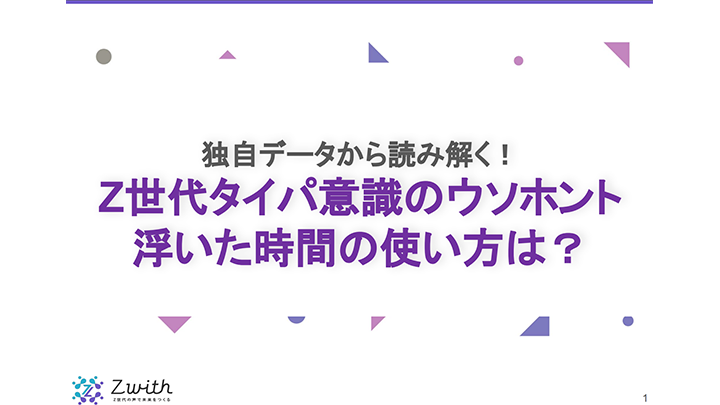 独自データから読み解く！Z世代タイパ意識のウソホント 浮いた時間の使い方は？ | エンプレス（enpreth）